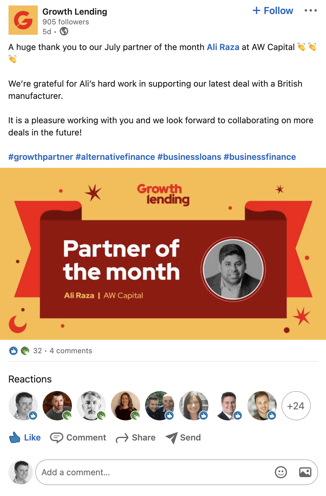 Growth Lending - AW-Capital